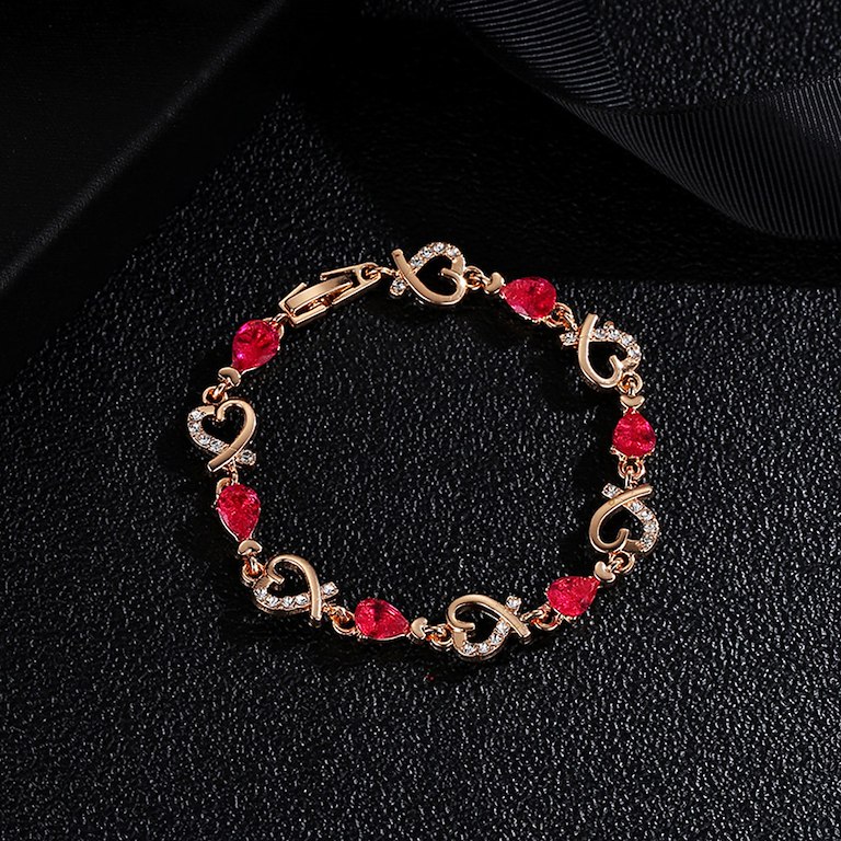 Elegantna srcolika narukvica 1+1 GRATIS