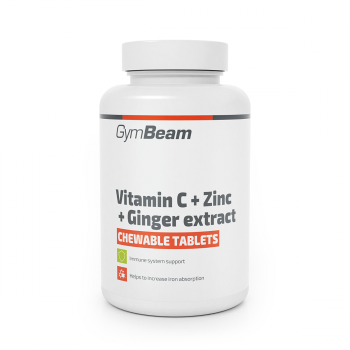 Tablete za sisanje Vitamin C + Cink + ekstrakt Đumbira - GymBeam