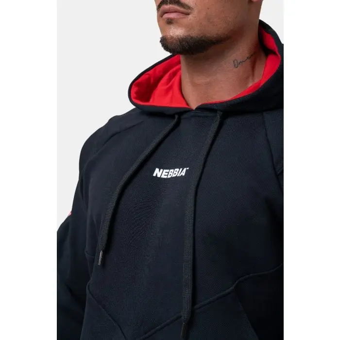 Muški duks Hoodie Black - NEBBIA