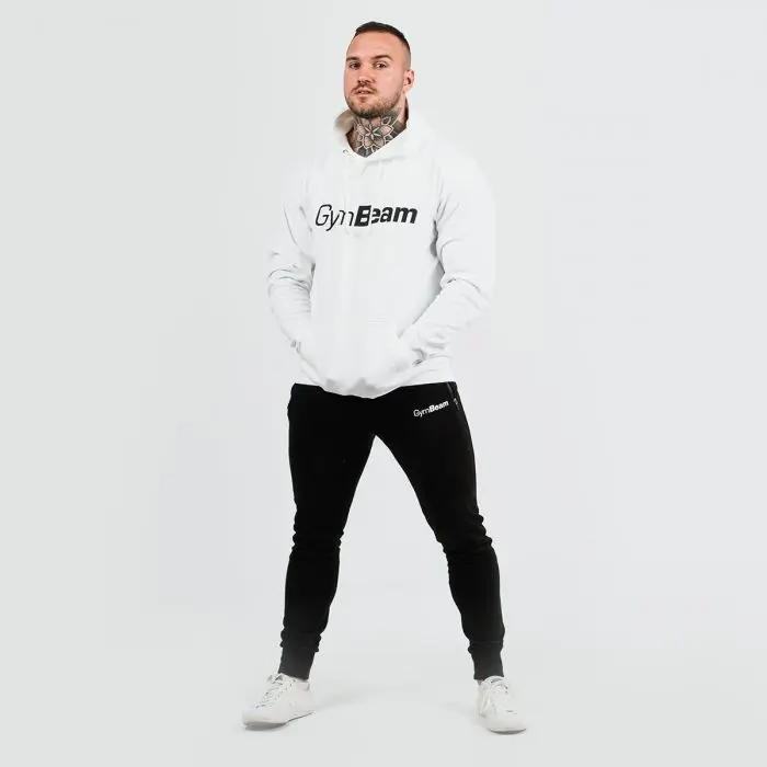 Duks PRO Hoodie White - GymBeam