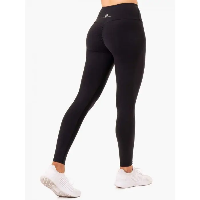 Ženske helanke Staples Scrunch Bum black - Ryderwear