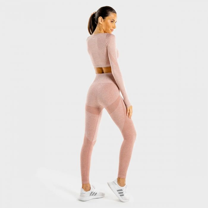 Ženske helanke Marl Seamless rose gold - SQUATWOLF