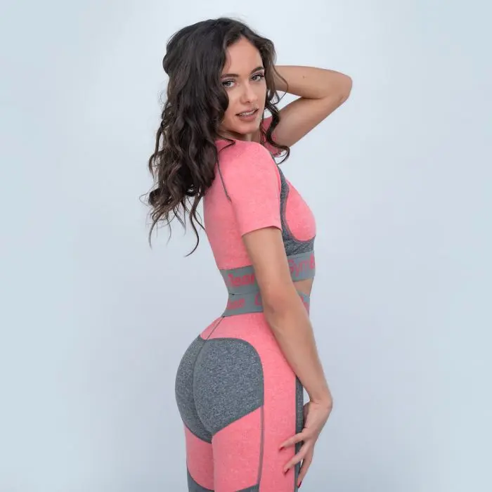 Ženske helanke Ultrafit Heather Pink - GymBeam