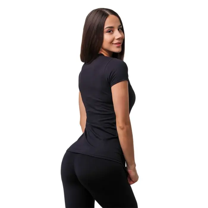 Ženska majica Basic Black - GymBeam