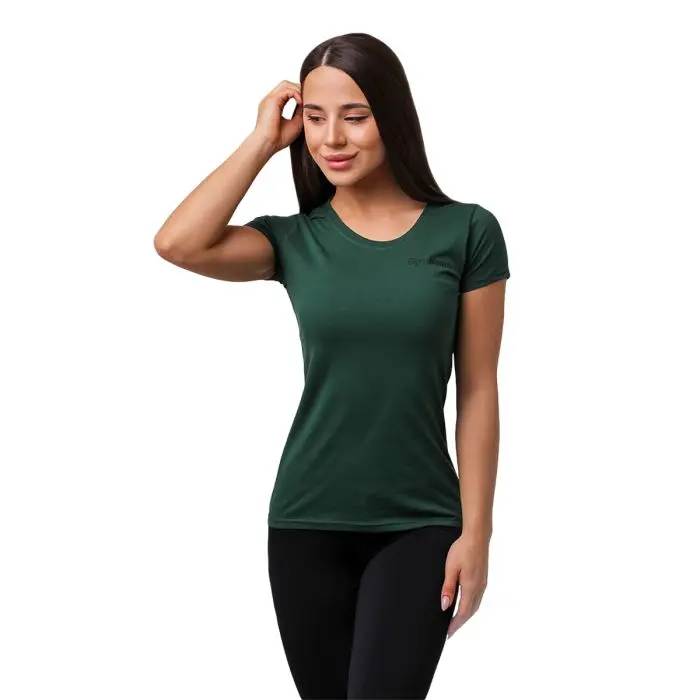 Ženska majica Basic Green - GymBeam