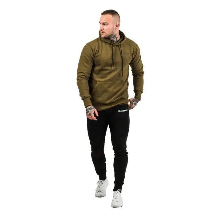 Dukserica Athlete Military Green Black - GymBeam