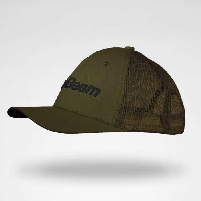 Kačket Mesh Panel Cap Military Green - GymBeam