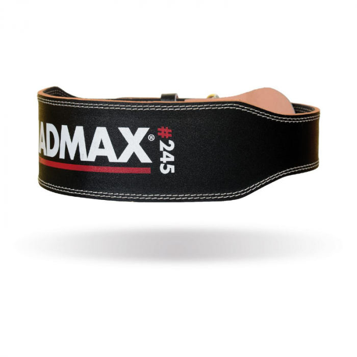 Fitnes Pojas Full Leather Black - MADMAX