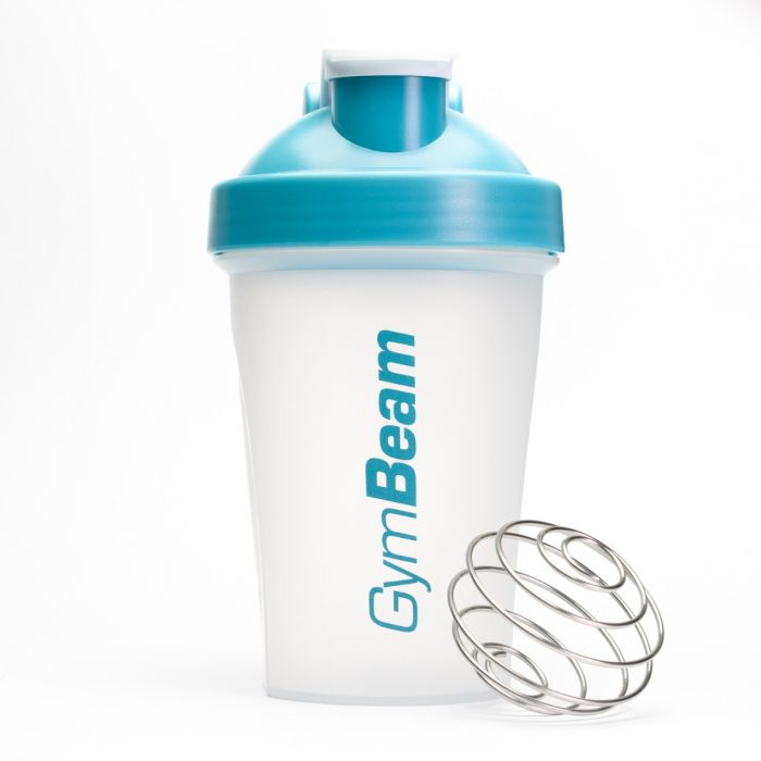 Шејкер Blend Bottle провидно-плави 400 мл – GymBeam