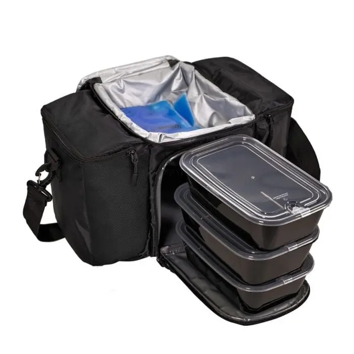 Торба за храну Advanced Prep Black - GymBeam