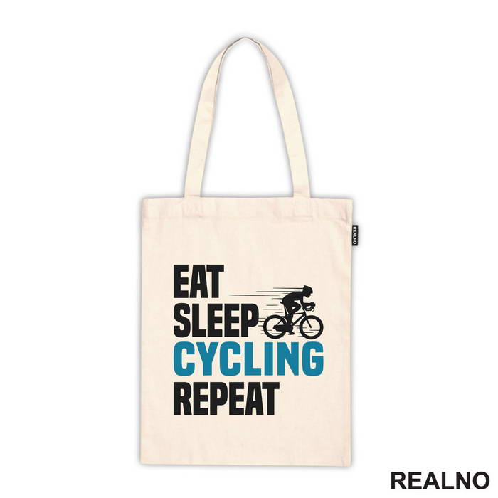 EAT, SLEEP, CYCLING, REPEAT - BLUE - BICKILOVI - BIKE - CEGER