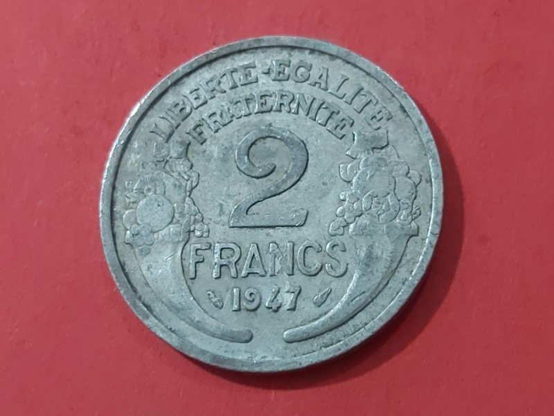 Francuska - 2 francs 1947 god