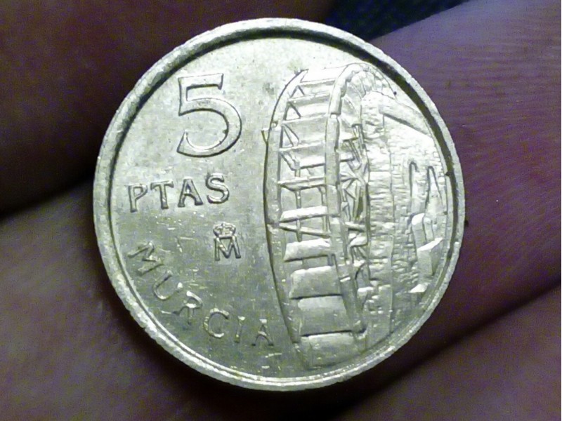 Spanija, 5 ptas 1999