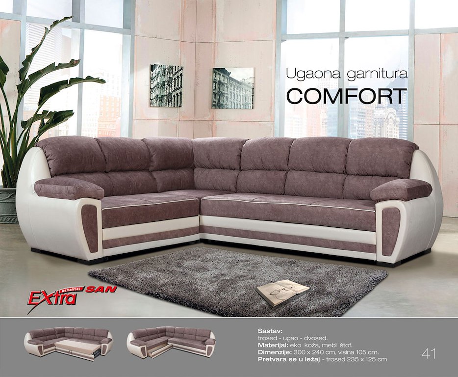 Ugaona garnitura COMFORT