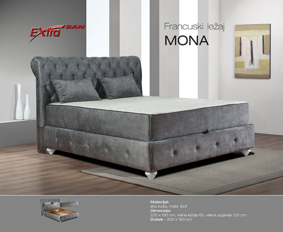 Francuski ležaj MONA