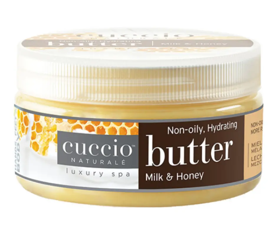 CUCCIO Bater za ruke stopala i telo Butter Blends Med i Mleko 237 g