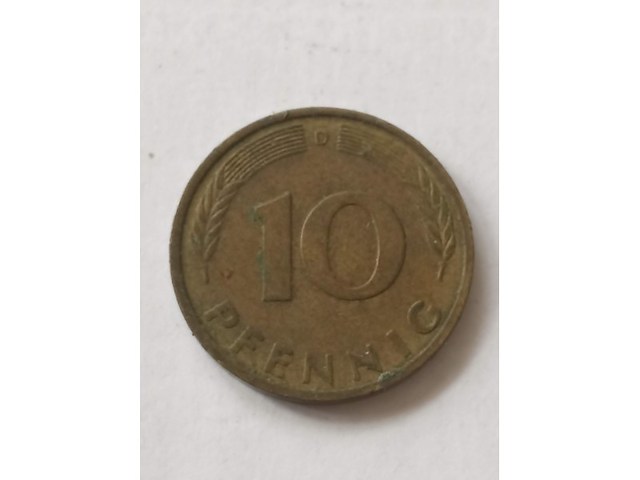 10 Pfennig - D - 1979.g - Nemačka -