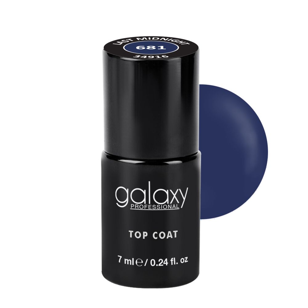 Trajni lak za nokte UV/LED GALAXY Hybrid 7ml Last Midnight S681