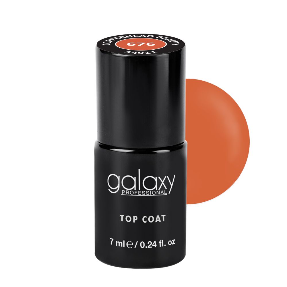 Trajni lak za nokte UV/LED GALAXY Hybrid 7ml Copperhead Beauty S676