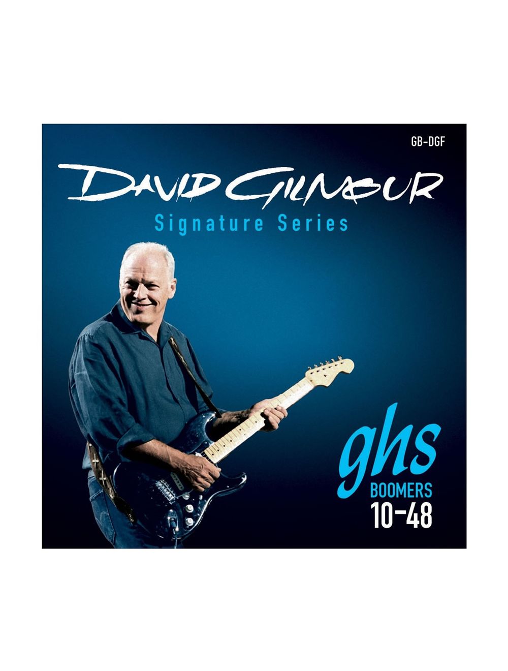 GHS GB-DGF set - David Gilmour Sig, Blue