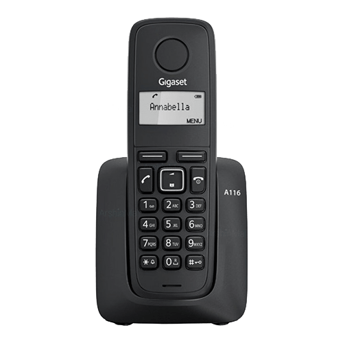 GIGASET A116 Fiksni telefon (Black)