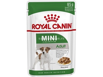 Royal Canin hrana za pse Mini Adult - sosić 12x85g