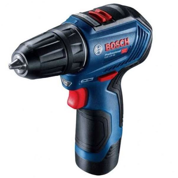 BOSCH Akumulatorska bušilica - odvrtač GSR 12V-30 , 2x2.0Ah