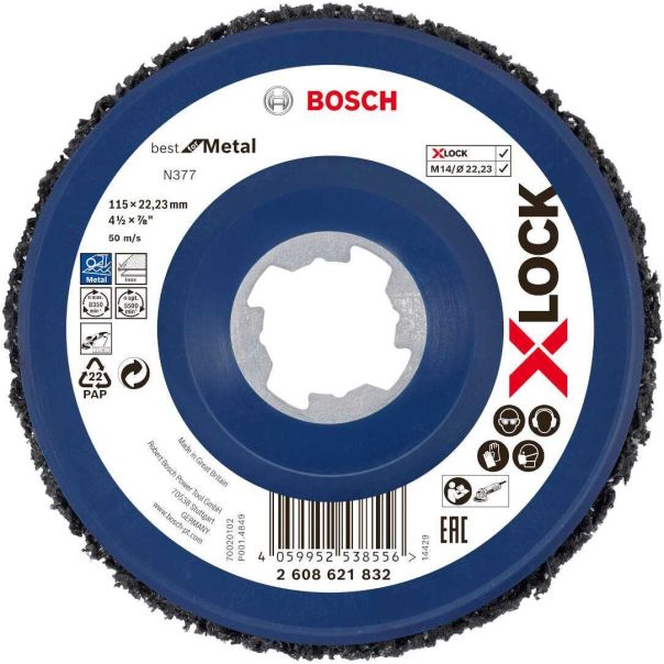 BOSCH X-LOCK ploča za čišćenje N377 metal