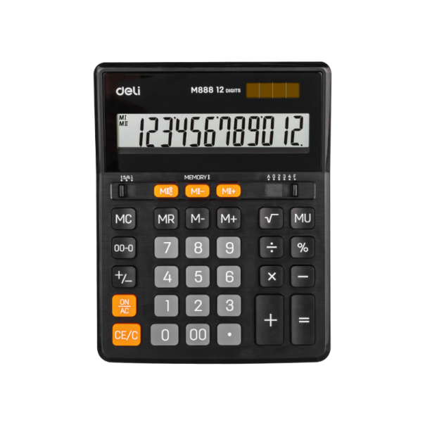 DELI Kalkulator EM888