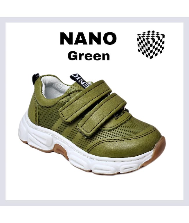 KOŽNE PATIKE - NANO / GREEN