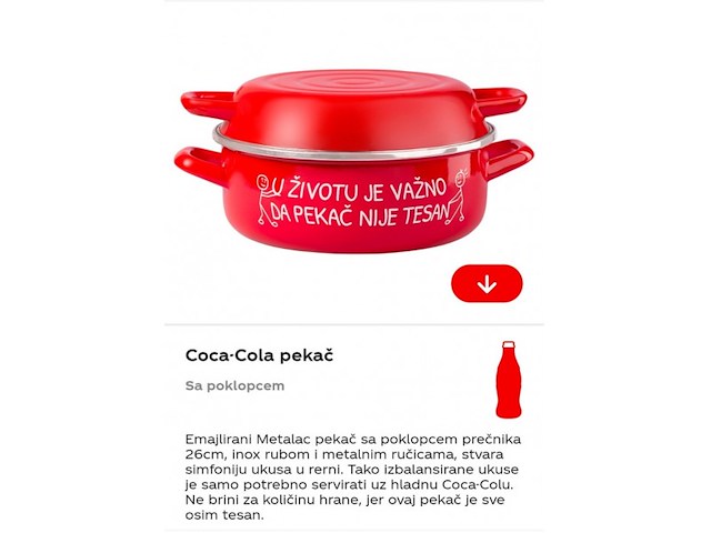 Coca Cola Koka Kola Metalac pekač 2022.