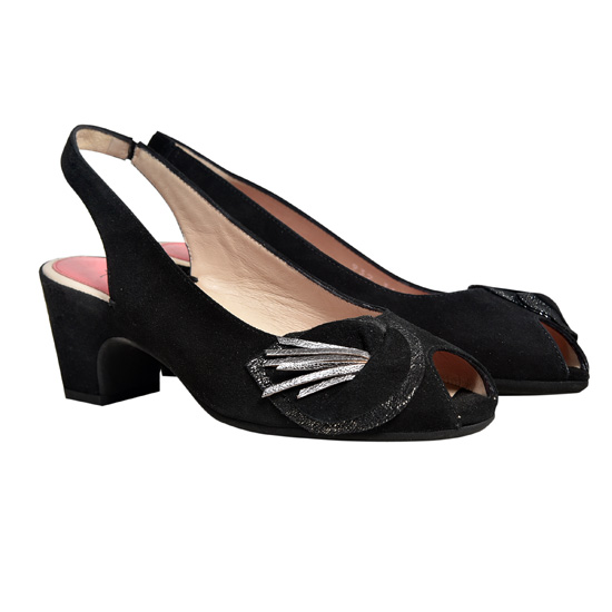 Italijanske ženske kožne sandale Pas de Rouge 5493151.cr