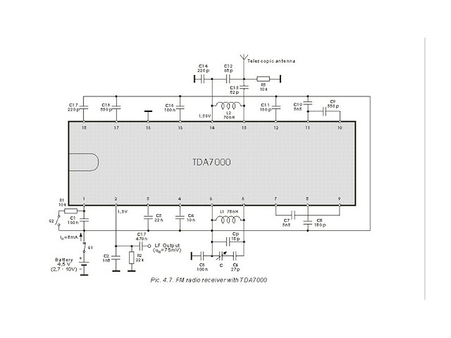 TDA 7000 -napravite FM radio