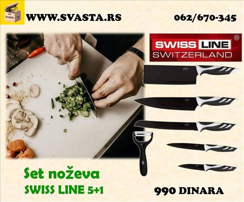 SwissLine noževi+ljuštilica IN-222