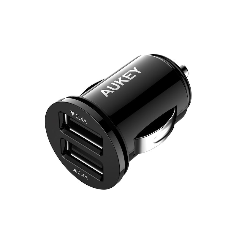 AUKEY 2-Port 4.8A, 24W Auto Punjač CC-S1