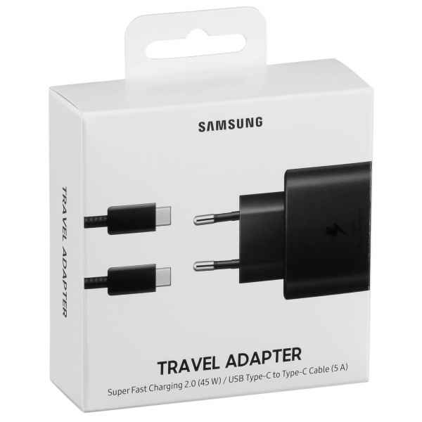 Samsung Kućni Punjač za Mobilne Telefon USB Tip C SAMSUNG 45 W EP-TA845-XBE (Crni)