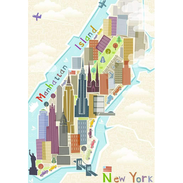 Ravensburger puzzle (slagalice) 99pcs NYC RA16537