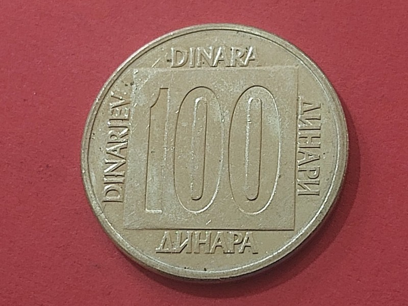 SFRJ - 100 dinara 1989 god