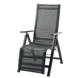 Baštenska relaks-stolica LOMA crna