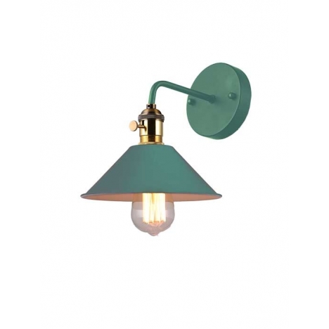 RUSTIK 126 zidna lampa 1xE27 GREEN BB Link