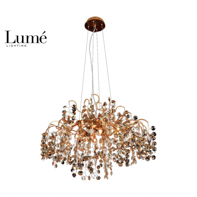 LUNA 201 luster 8xGU10 BRONZA BB Link