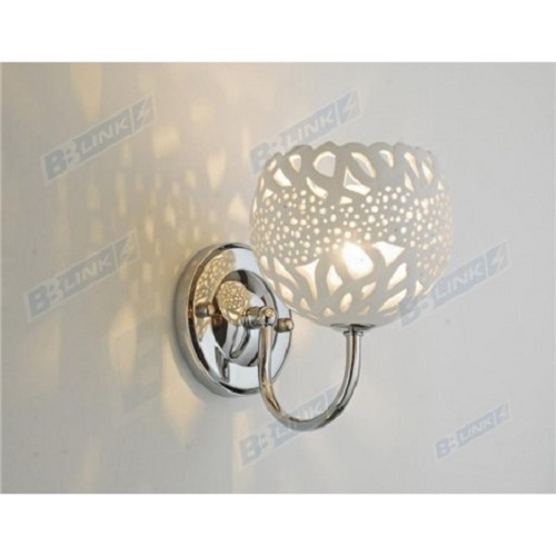 VESTA 193 zidna lampa GIPS 1xE14 BELA BB Link