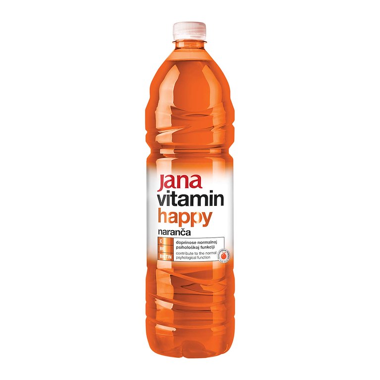 Jana vitamin voda Jana vitamin pomorandža happy 1,5l