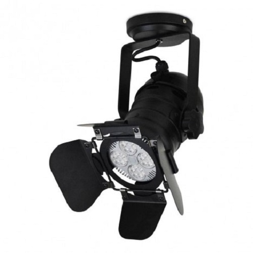 RUSTIK 107 plafonska SPOT LAMPA 1xE27 CRNA BB Link