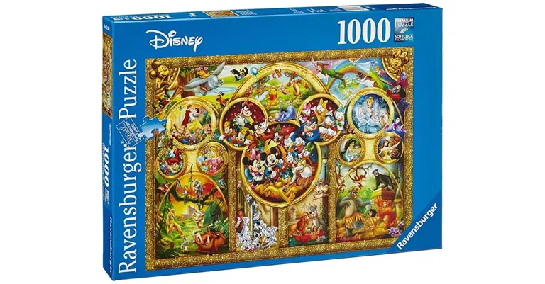 Ravensburger Ravensburger puzzle (slagalice)- Diznijevi likovi u zlatu 1000 (RA15266)