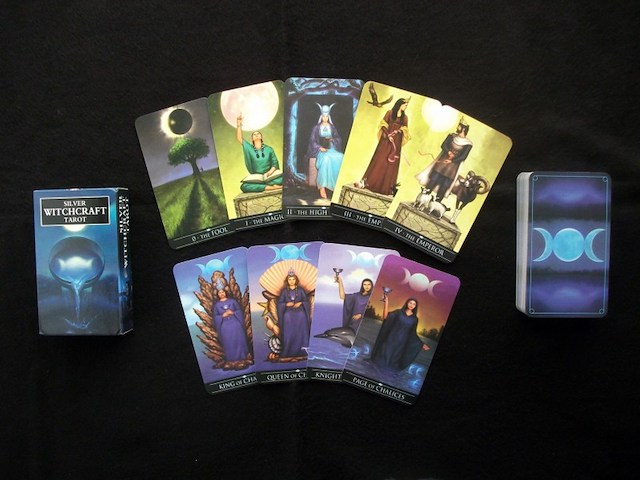 Tarot Karte Silver Witchcraft