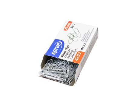 Office clips, spajalice, br.2, 26 mm, srebrna, 100K ( 482300 )