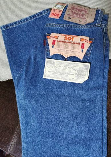 LEVIS 501 W29 L30 original nove LEVI S farmerke