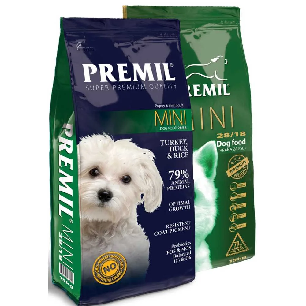 Premil hrana za štence Super Premium MINI 15kg