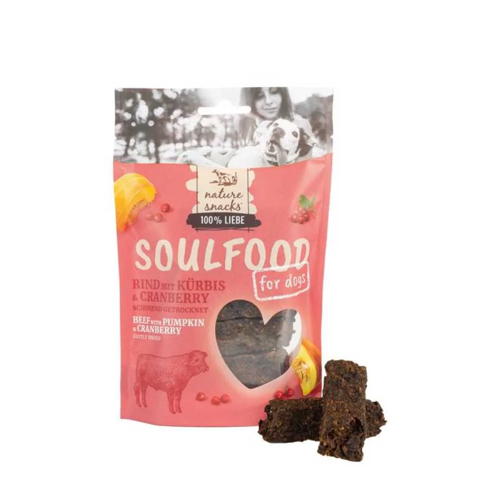 Soulfood poslastice - govedina, bundeva i brusnica 130g